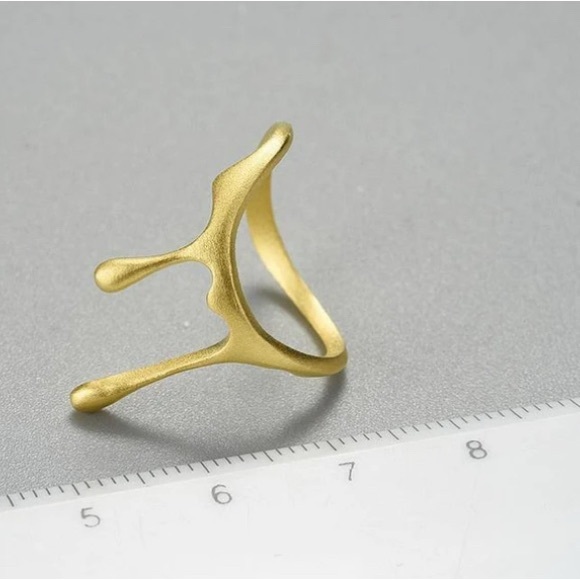 Jewelry | New 18k Gold Drip Ring | Poshmark
